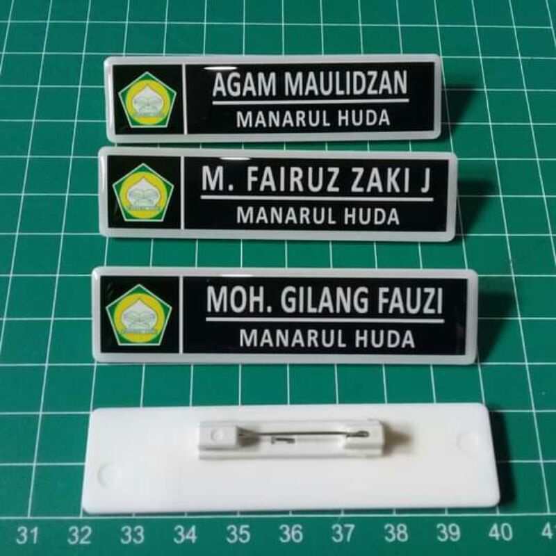 Custom ACRYLIC NAMETAG CHEST NAME BOARD | Shopee Malaysia