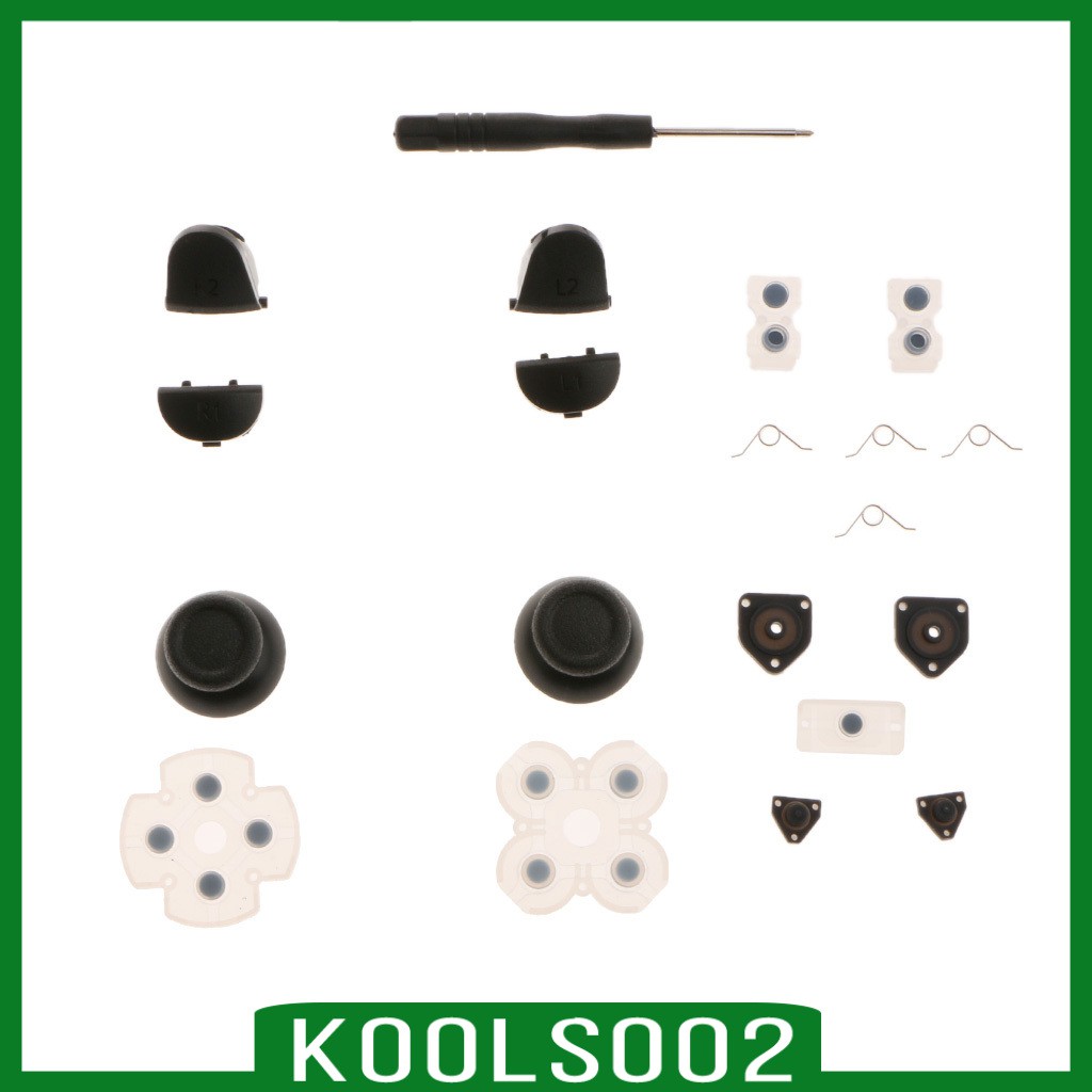 [KoolsooaeMY] For 4 Controller L1 R1 L2 R2 Buttons + 2 Joystick Thumb ...