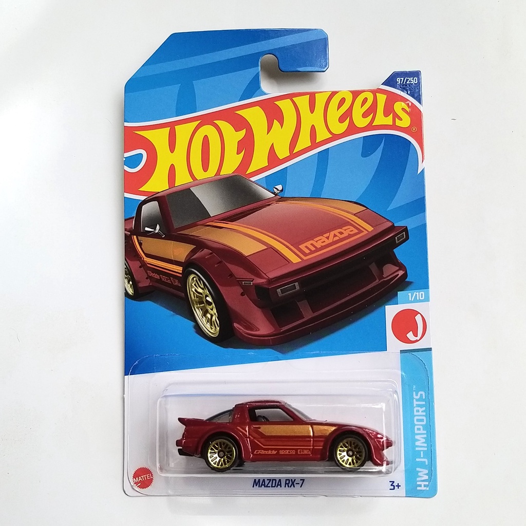 HOT WHEELS MAZDA RX-7 RED #1/10 HW J-IMPORTS HCX24 SCALE 1:64 2021 ...
