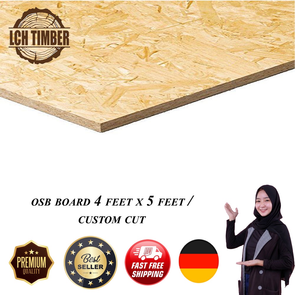 [ OSB Board 9mm OSB CUTTING ] 🌲OSB Board 9mm 12mm 18mm Semua Size Available 🌲 Table Top | OSB ...