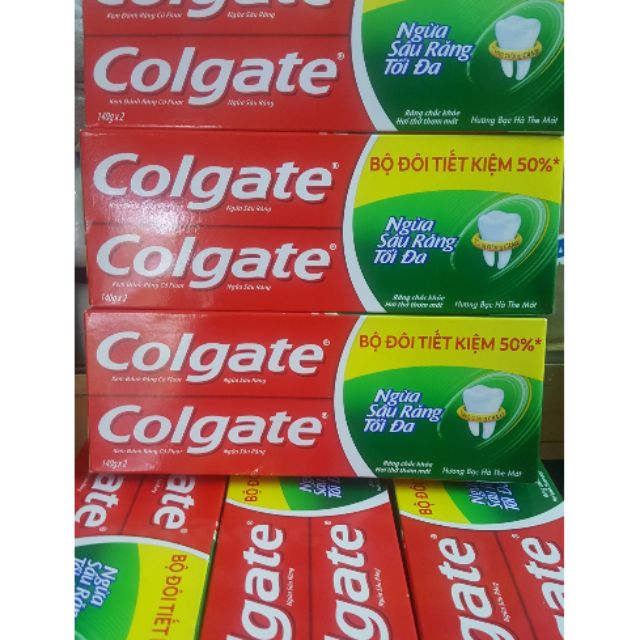 Pair of 2 Colgate toothpaste box to prevent tooth Decay 280g | Shopee ...