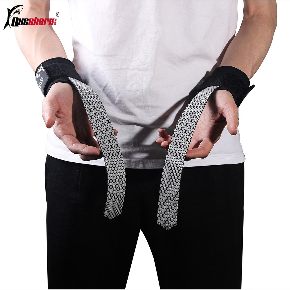 Fitness Gym Weightlifting Lifting Dumbbell Hand Straps Grips Belt ...
