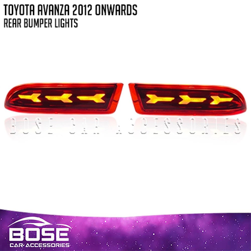 Toyota Avanza J G E 2012 - 2021 Model LED Rear Bumper Light (Sport ...