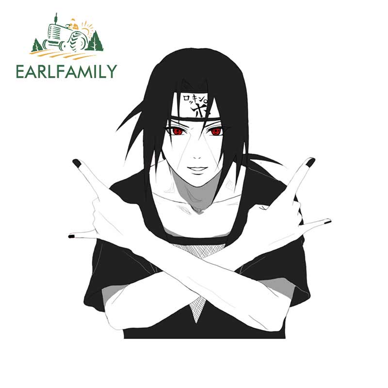 EARLFAMILY 13cm x 11.9cm for New 5 Design Naruto ITACHI Akatsuki Anime ...