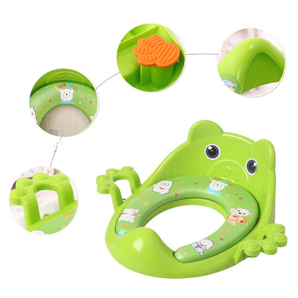 Child Potty Toilet Trainer Potty Training Toilet Handle Backrest ...