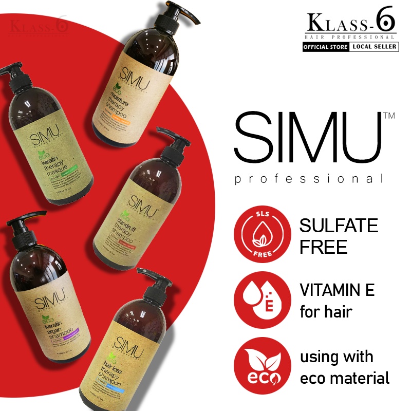 [SIMU] Professional Salon Eco SLS Free Shampoo/Conditioner Mask 300ml ...
