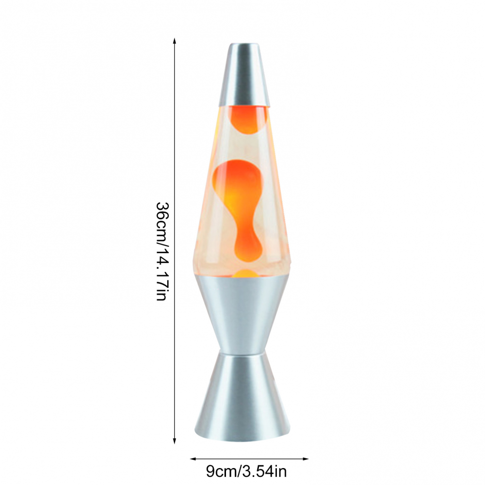 Lava Lamp Silver Base Lamp,Home Innovative Lamp Practical Durable Night ...