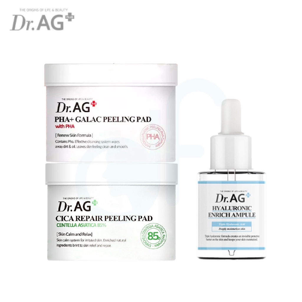 [Dr. AG] PHA+ Galac Peeling Pad / Cica Repair Peeling Pad / Hyaluronic ...