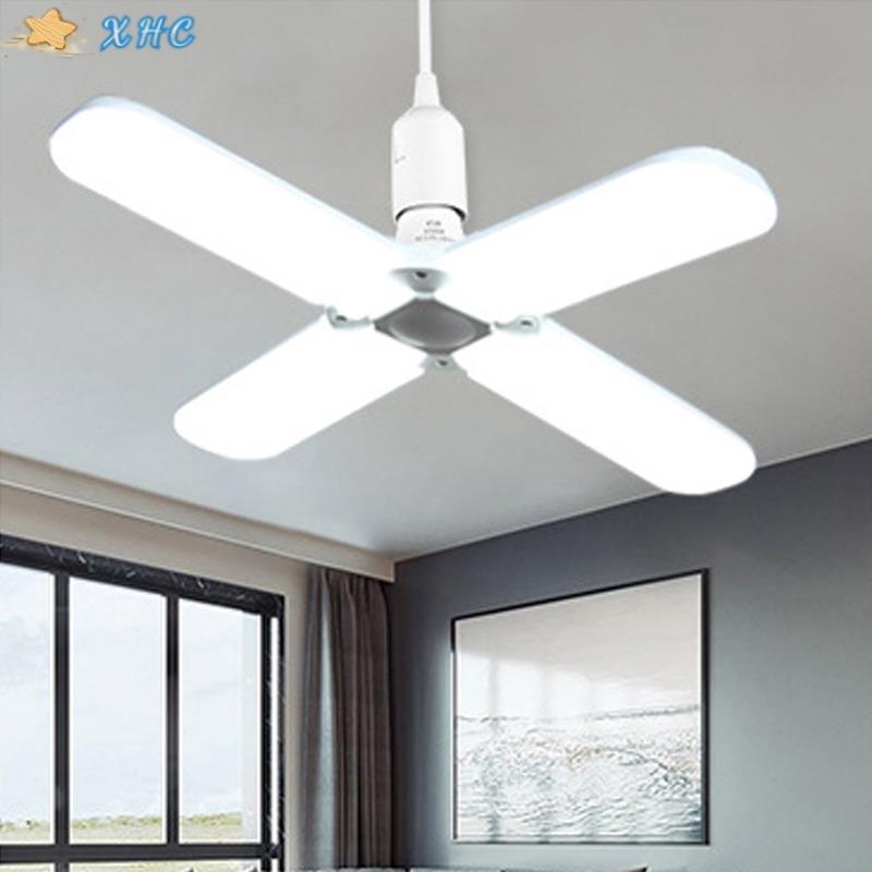 [Stok siap] 30W / 45W / 60W LED Lipat Kipas E27 Mentol AC Blade LED ...