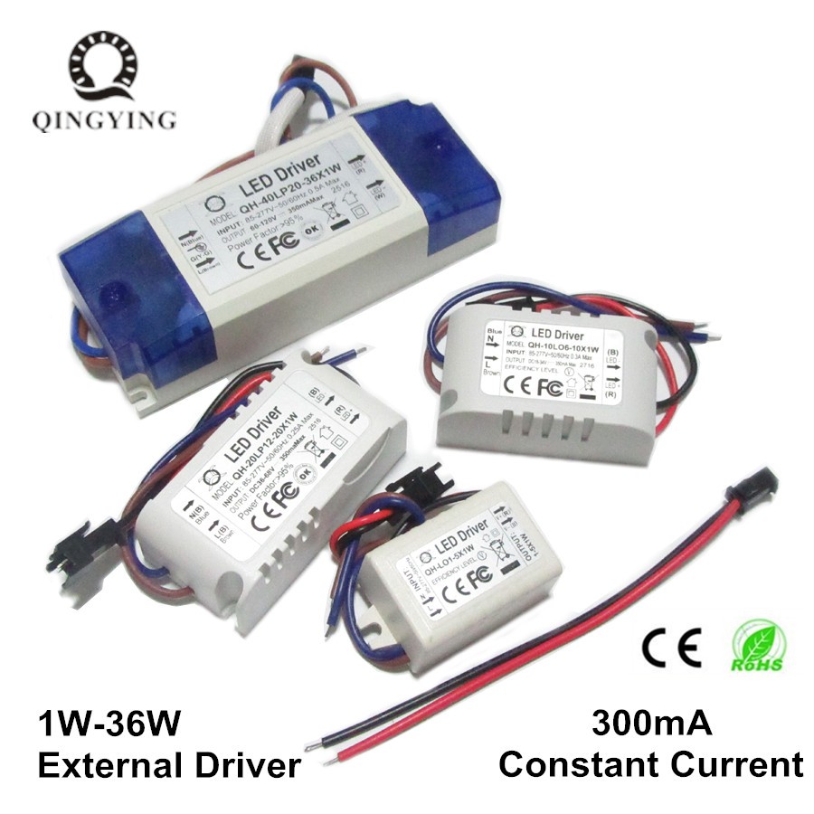 1w 3W 5W 10W 20W 30W 40W High Power LED Driver External Wide Voltage ...