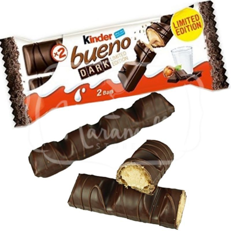 Kinder Bueno Dark Chocolate Eu Limited Edition 2 Box 6 Pack | Shopee ...