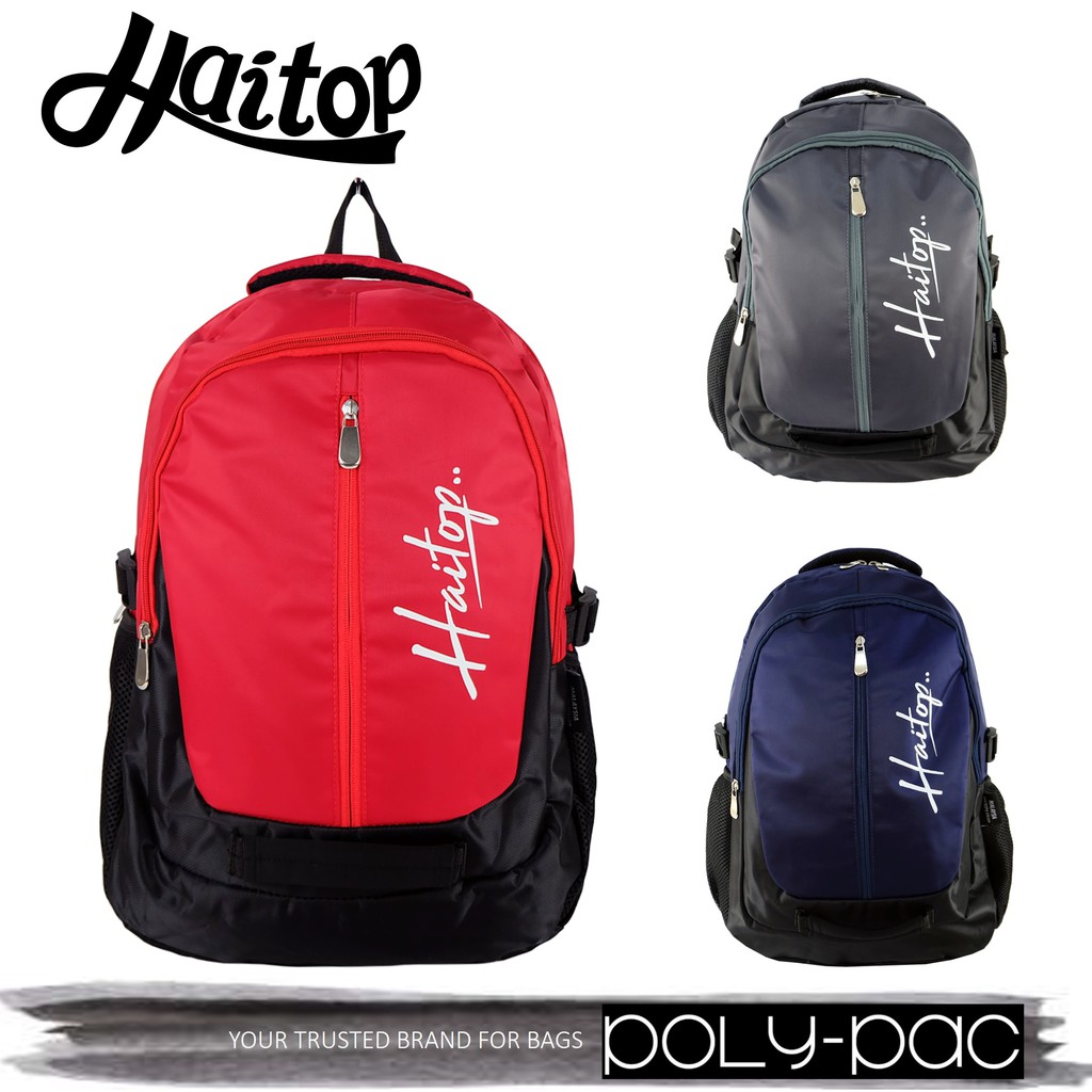 Haitop By Poly Pac 18" Trendy Notebook Backpack School Bag - HN1857 ...