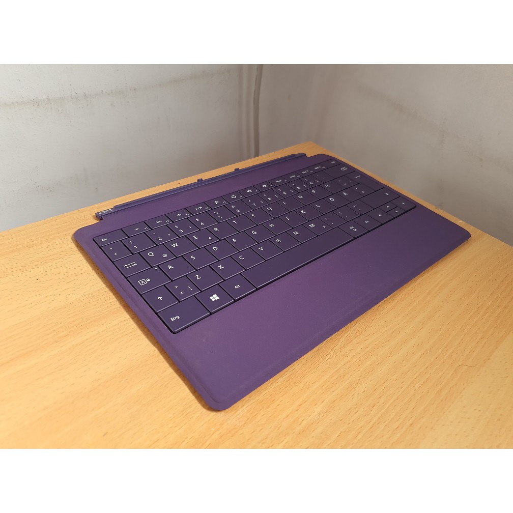 Microsoft Surface RT Pro 1 2 Detachable Backlit Keyboard KB (Purple ...
