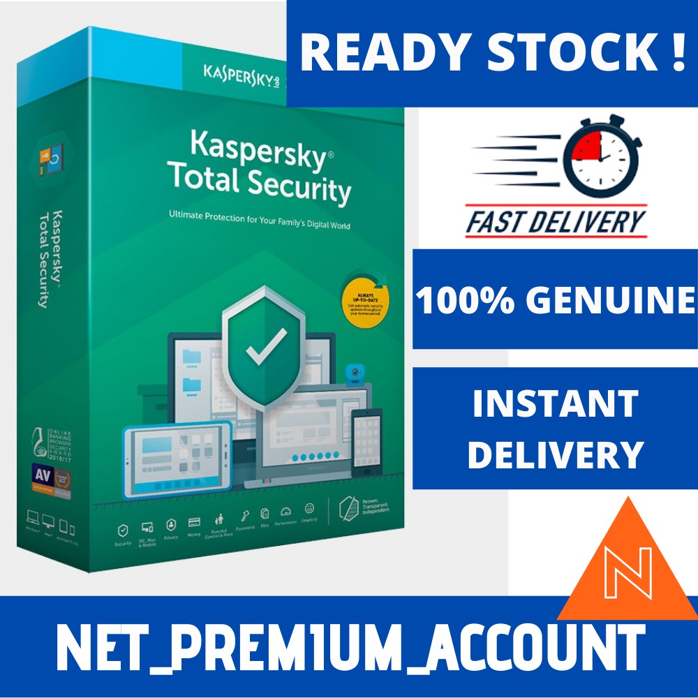 Kaspersky Total & Internet Security (2025) - High Standard Antivirus ...
