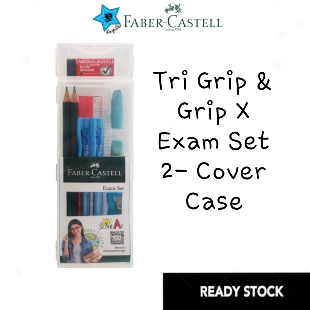 Faber castell Tri-Grip & Grip-X Exam Set 2-cover case | Shopee Malaysia