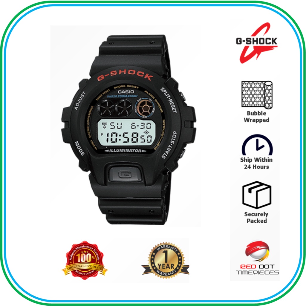 Casio G-SHOCK DW-6900-1VDR / DW6900-1V / DW-6900-1DR / DW-6900 / DW ...