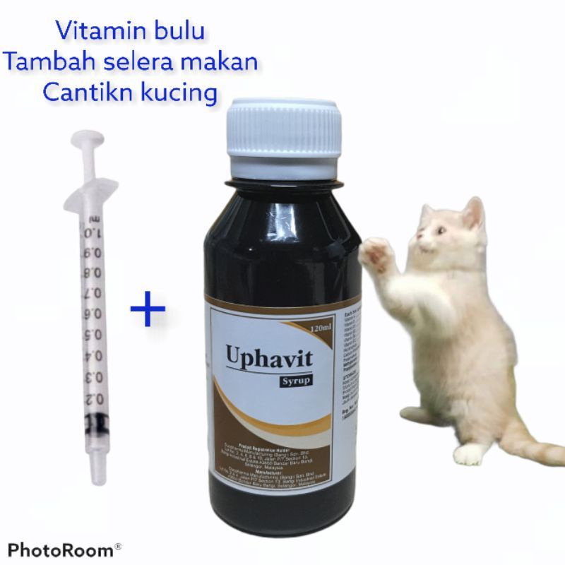 VITAMIN UNTUK KUCING SI COMEL💥120 ML UPHAVIT💥KKM APPROVAL | Shopee Malaysia