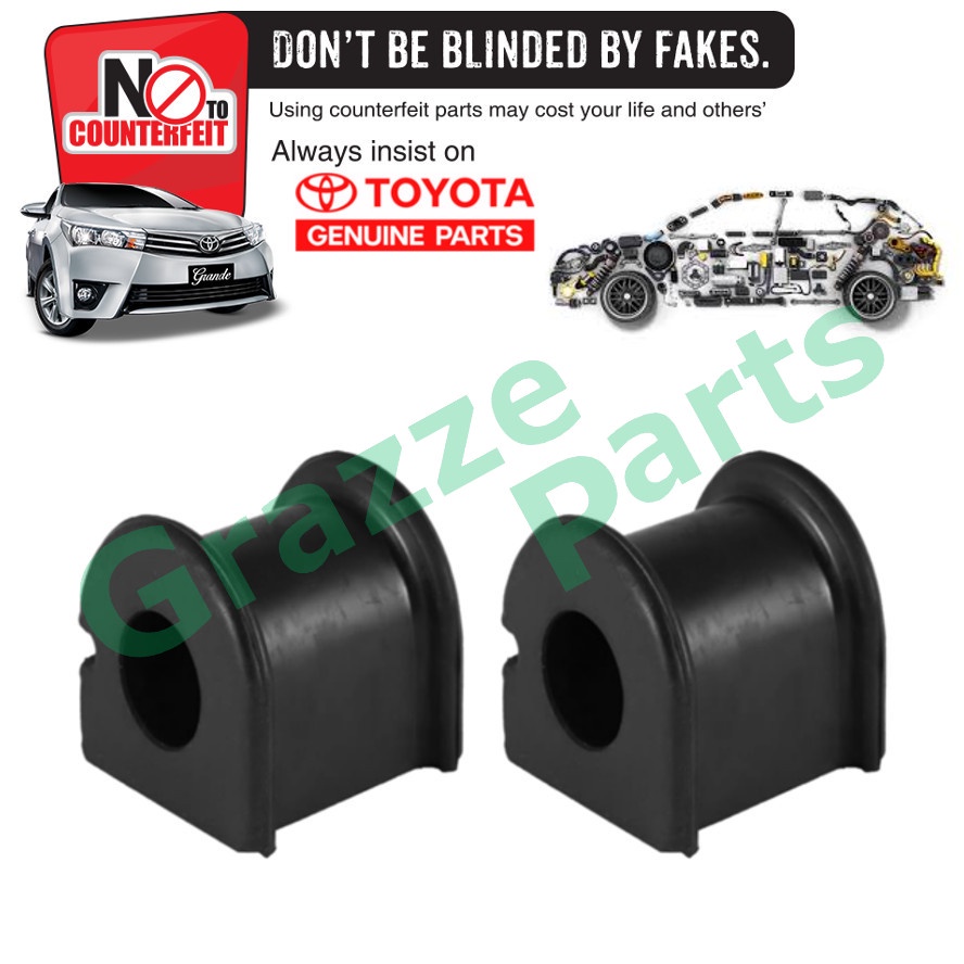(2pc) Toyota Original Stabilizer Sway Bar Bush Front 48815-12340 Toyota ...