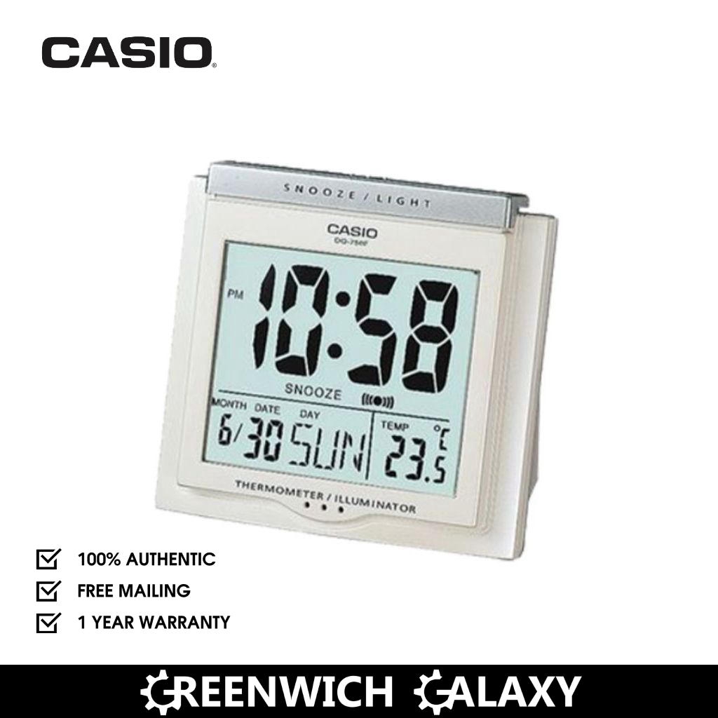 Casio Digital Illuminator Table Clock (DQ-750F-7D) | Shopee Malaysia
