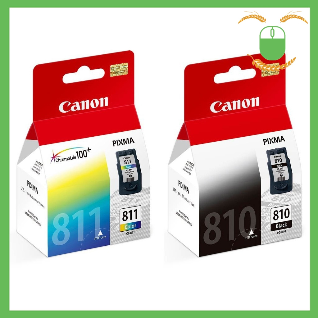 Canon PG-810 Black, CL-811 Color, Combo, Twin Ink Cartridge | Shopee ...