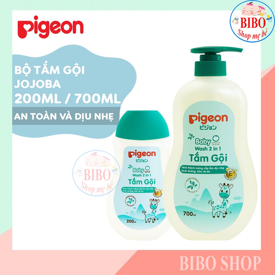 Pigeon Gentle Bath and Shampoo Jojoba and Sunflower Fragrance 200ml ...