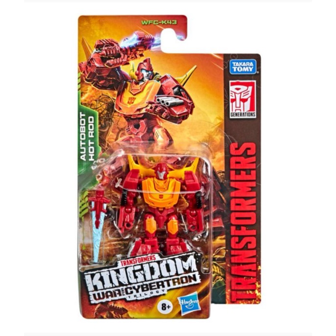 Transformers Kingdom WFC-K43 Core Class Hot Rod | Shopee Malaysia
