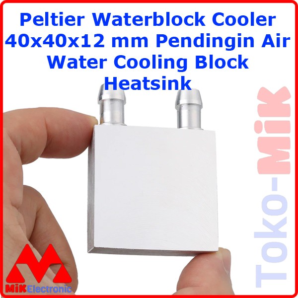 Heatsink CPU Peltier Waterblock 40x40x12 mm Water Cooling Block ...
