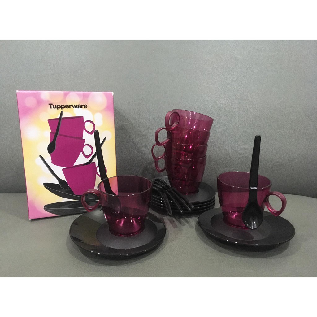 Tupperware Moment Cup Set (6) | Shopee Malaysia