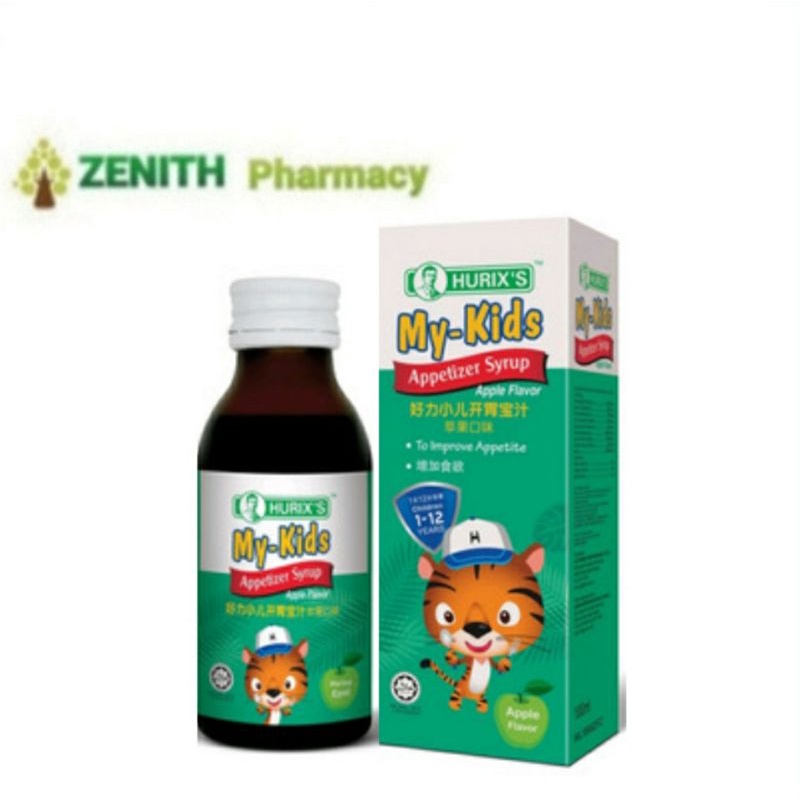 HURIX'S MY-KIDS APPETIZER SYRUP EXP:06/2024 100ML | Shopee Malaysia