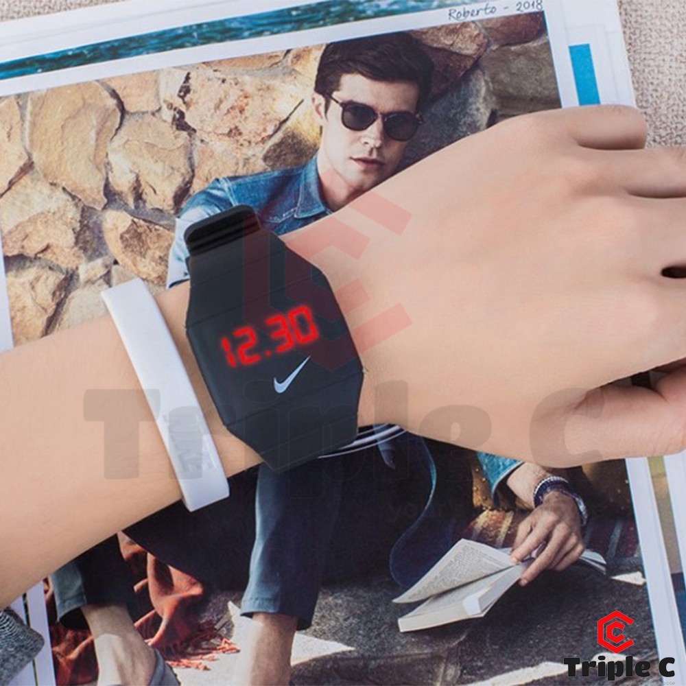 [Triple C ] Students Sport Watch Simple Ultra-thin Touch LED Watches/Jam Tangan sport LED (NK ...