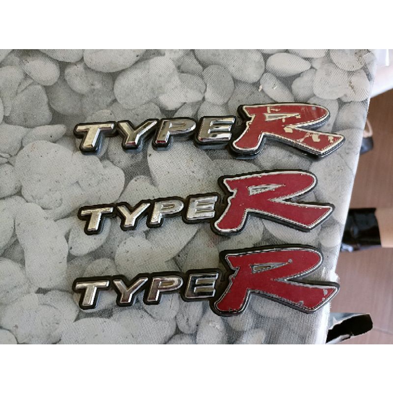 Emblem Type R Ori Halfcut Japan | Shopee Malaysia