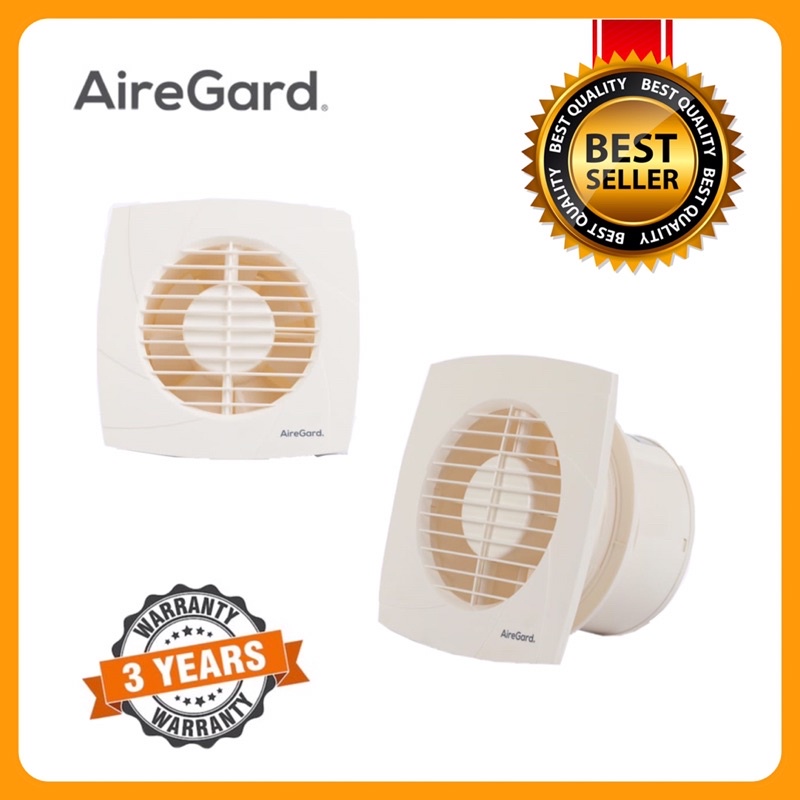 Airegard AC-60-4” / AC-180-6" Exhaust Fan Ventilator [Compact Series ...