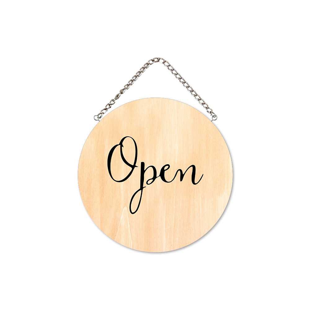 Shop Glass Door Open Closed Sign Open Close Hanging Signage Shopee Malaysia