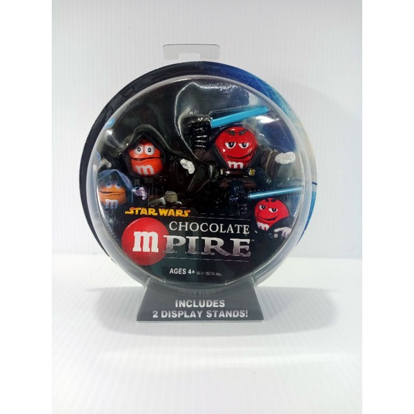 M&M STAR WARS CHOCOLATE MPIRE EMPEROR PALPATINE & ANAKIN SKYWALKER PVC ...