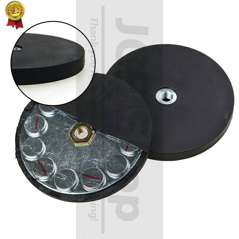 Super Strong Magnet Rubber Coated with Scew or Scew Hole | Shopee Malaysia