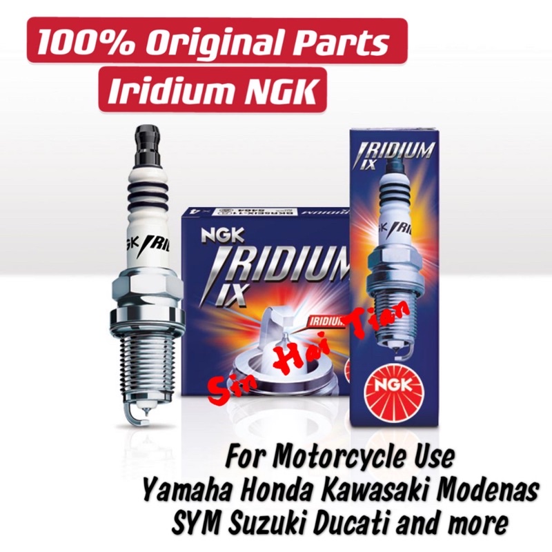 NGK SPARK PLUG IRIDIUM 100% ORIGINAL CR8EHIX-9 CR9EIX CPR8EAIX-9 CR8EIX ...