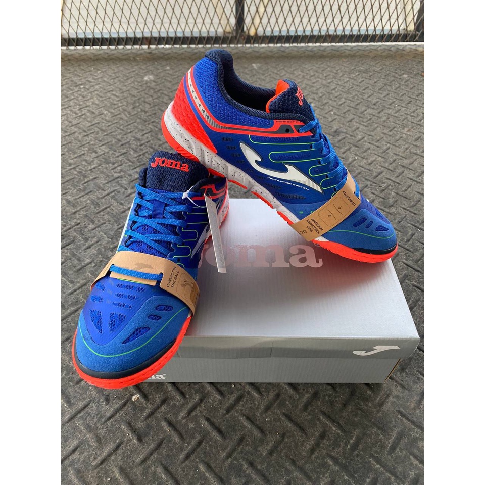 Kasut Futsal Super Regate 2004(Blue Oren) | Shopee Malaysia