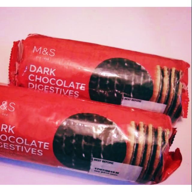 M&S Dark Chocolate Digestive Biscuits | Shopee Malaysia
