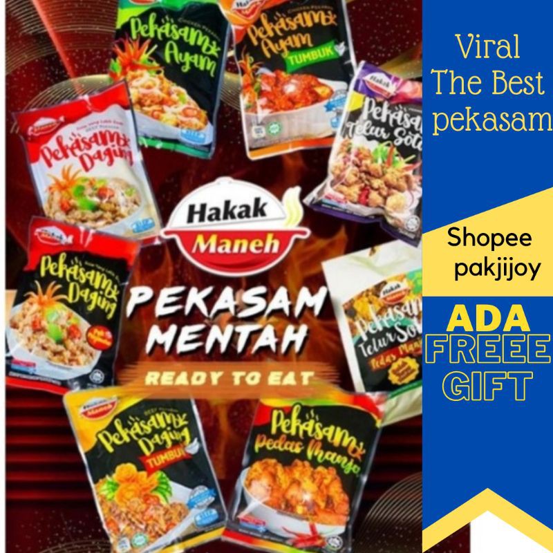 Pekasam hakak maneh Ready to eat or ready to cook (Ikan,Ayam,Daging ...