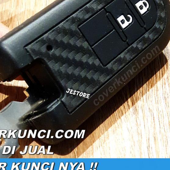 Toyotta RUSH 2018 Keyring Remote Key Ring Silicaon CARBON TOYOTA RUSH ...