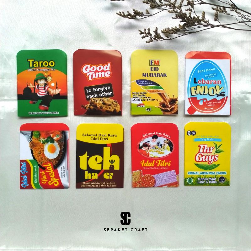 Eid SNACK ENVELOPE / SNACK ENVELOPE (1 PACK CONTAINS 10 SHEETS ...