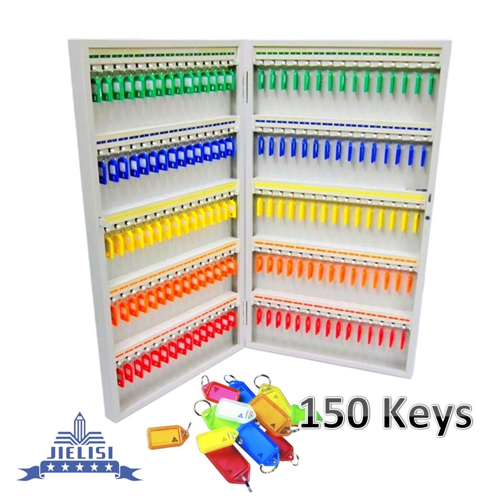 Key Box 150 keys Fully Metal Steel Key Cabinet * Peti Kunci Besar ...