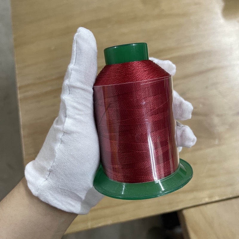 #20 500D/3 0.48mm 500m High-End Polyester Leather Sewing Machine Thread ...