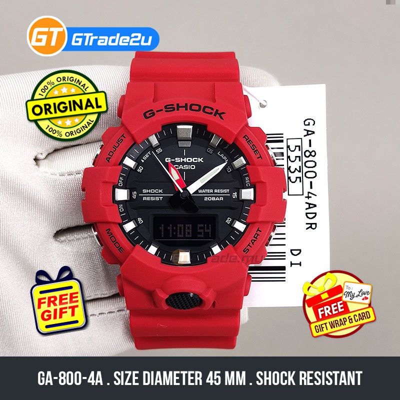 Promotions Original G Shock Men GA-800-4A GA800-4A Analog Digital GA800 ...