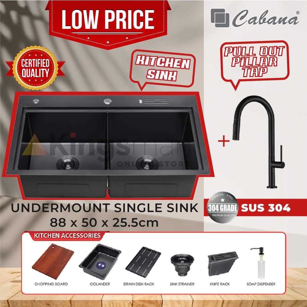 [Kingsman] Cabana Multifunction HoneyComb Kitchen Sink Undermount ...