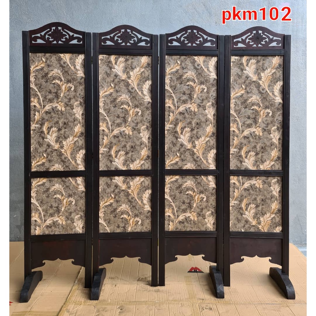 Partition Kayu / Pembahagi Ruang Kayu Original / Space divider | Shopee ...
