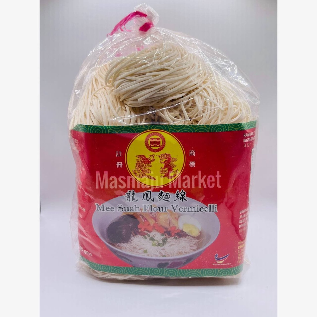 Mee Suah Flour Vermicelli ( Mee Suah Dragon ) / 面线双龙 500G 💥 | Shopee ...