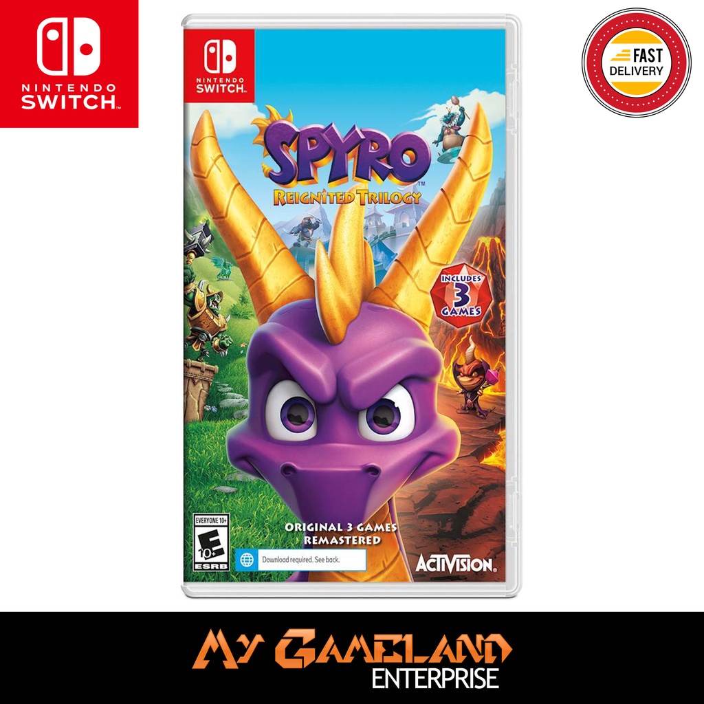 Nintendo Switch Spyro Reignited Trilogy (English)(BRAND NEW) | Shopee ...