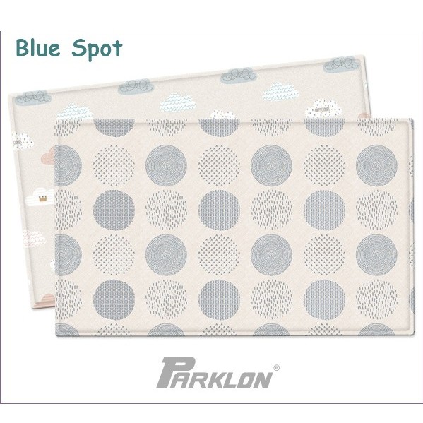 Parklon PVC Pure Soft Baby Play Mat Blue Spot (M) Playmat | Shopee Malaysia