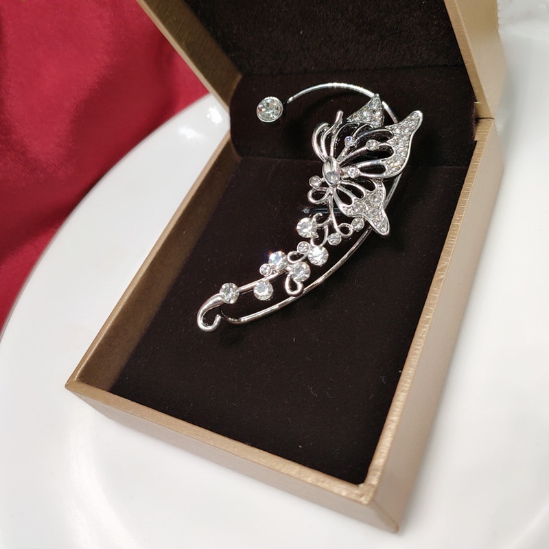 1PC Korean Butterfly Ear Hanging Earrings Niche Design Versatile Super ...
